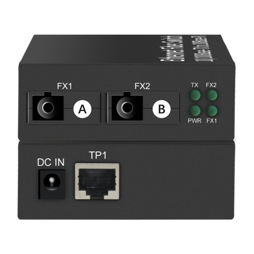 Ethernet Fiber Switch 2F1E 2xSC 1xRJ45 Ethernet to Fiber 10/100 Base-Tx ...