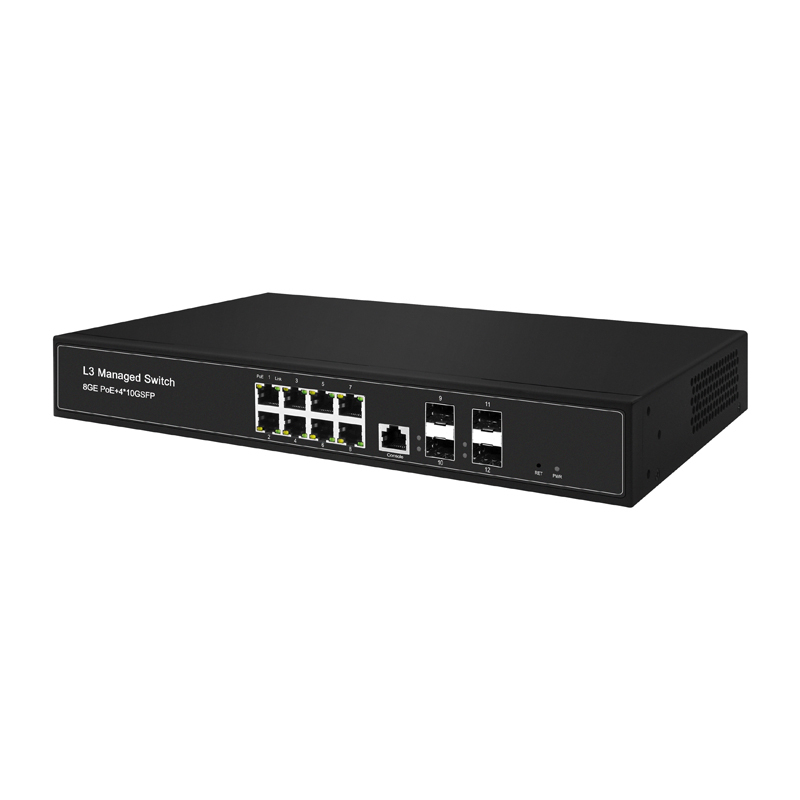 Managed Switches 8GE POE+4*10G SFP Ethernet Full 10 Gigabit 8xRJ45 ...