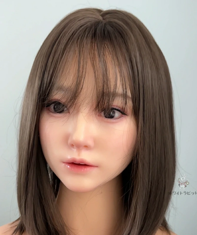 A64N- 軟質シリコンヘッド 口可動 喉深さ約18CM 植毛可能 158cm～168cmお勧め 等身大ドール 用 ラブドール