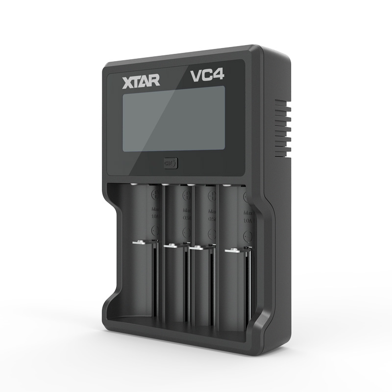 XTAR VC4 Universal 4-Bay USB 18650 Battery Charger