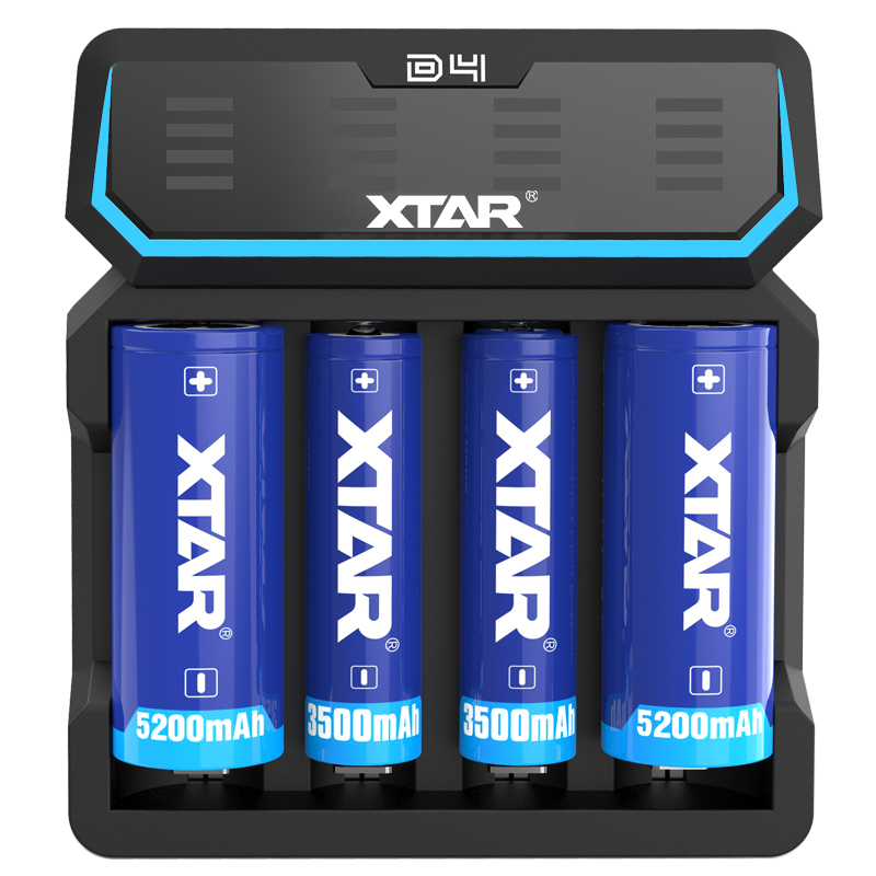 XTAR D4 4 Slots 2A Fast Charging charger