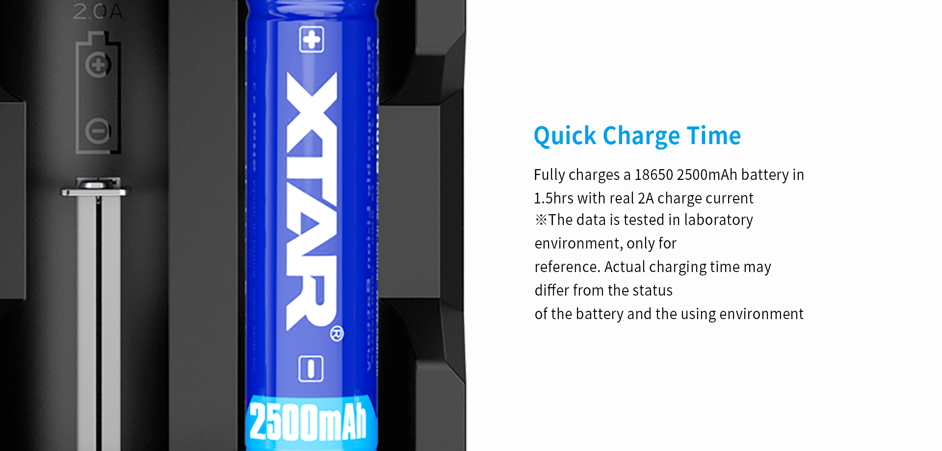 XTAR New X2 AC & USB Digital Li-ion/Ni-MH Battery Charger