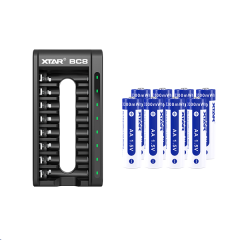 XTAR BC8 USB-C 18W 1.5V & 1.2V AA / AAA Battery Charger