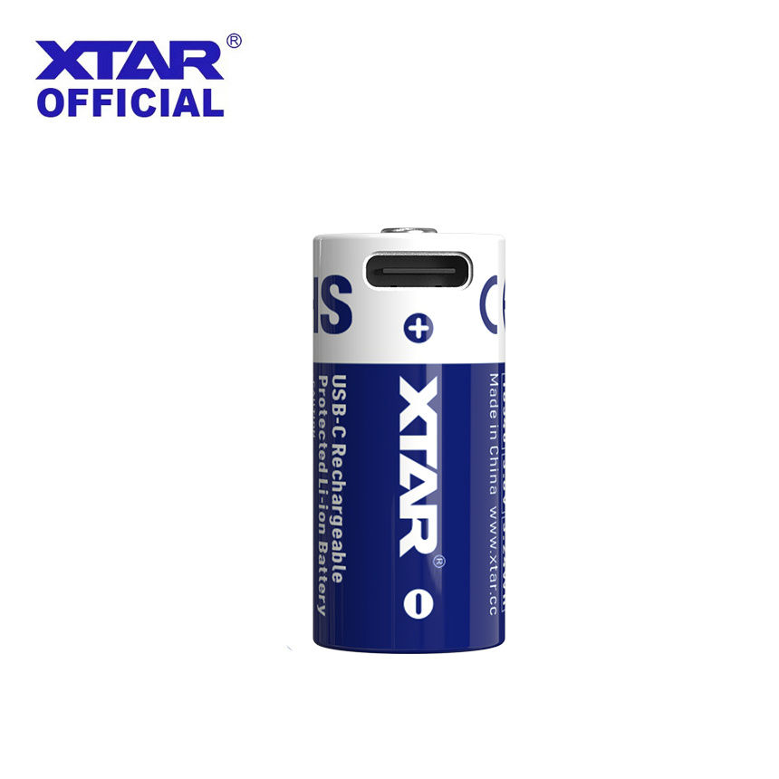 XTAR 2.7A 16340 900mAh 3.6V Protected Rechargeable Li-ion Battery for SD1 lighting