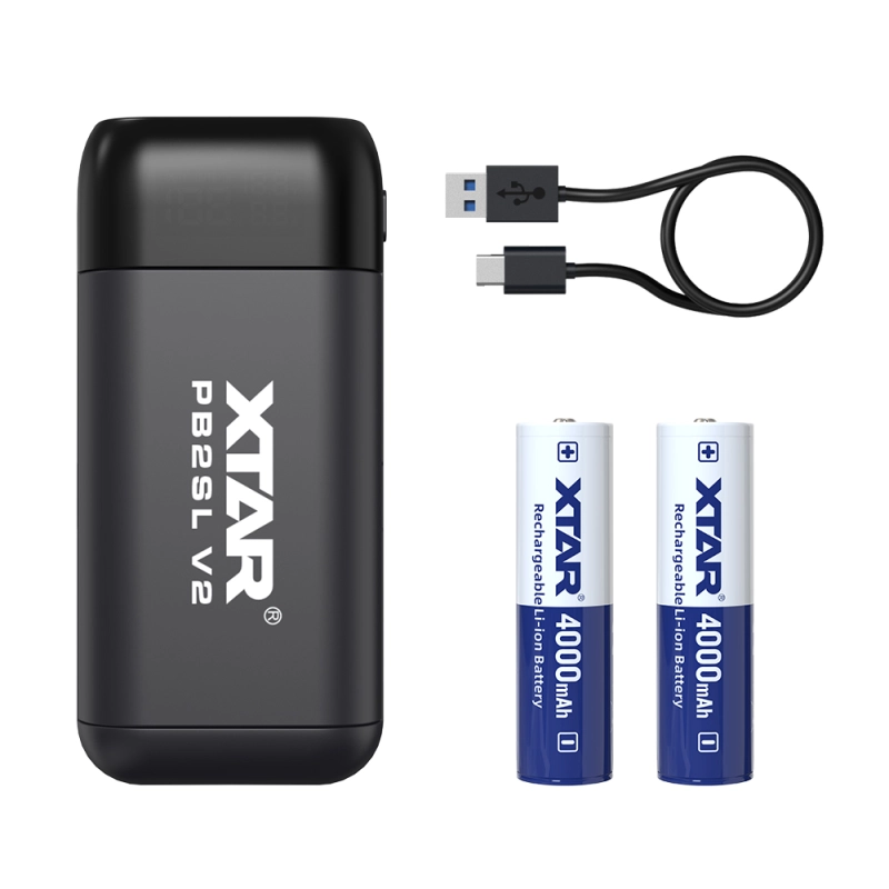 XTAR NEW UPGRADED PB2SL V2 18650 18700 20700 21700 Battery Charger & Power Bank