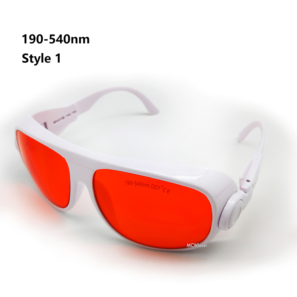 MCWlaser Laser Goggle 190-540nm Safety Protective Glasses EP-3 Typical ...
