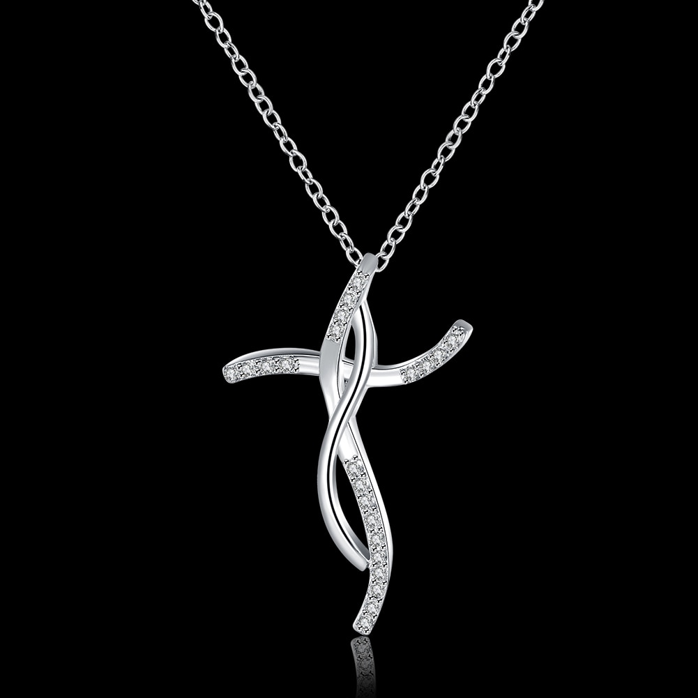 Hot charm 925 Stamp Silver color Necklace For Women fashion Jewelry ...