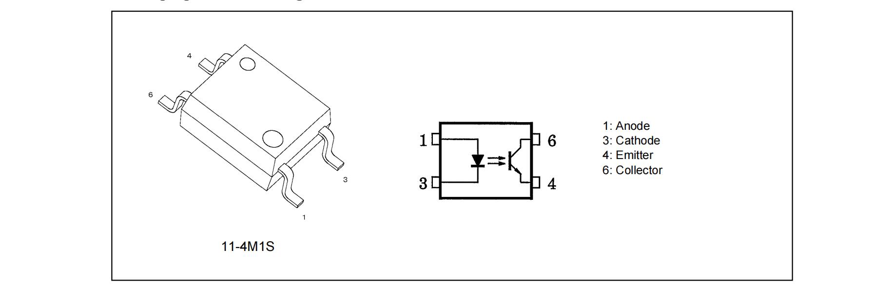 TLP185 SO6 Photocouplers Infrared LED Photo Transistor,
