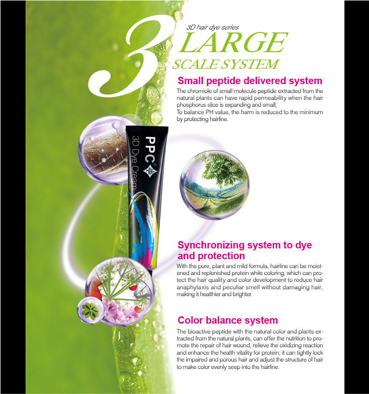 PPC hair color cream/hair dye cream,ash blonde hair color,Permanent ...