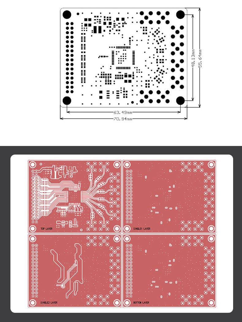 AD7606 data acquisition synchronous sampling module 16bit/200ksps ADC ...