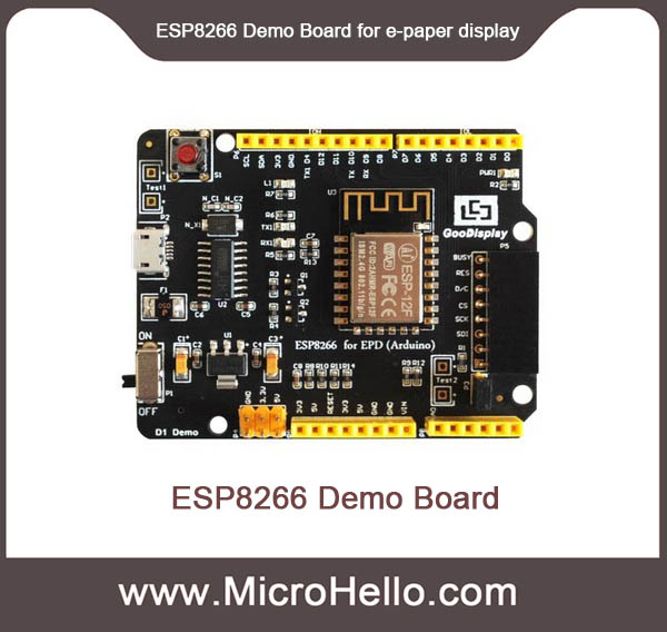 ESP8266 Demo Board for e-paper display test development learning