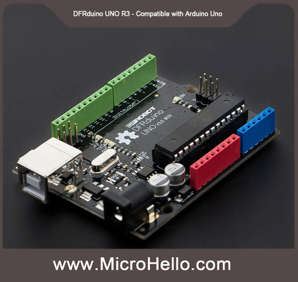DFRduino UNO R3 - Compatible with Arduino Uno DFRduino UNO R3 - Compatible with Arduino Uno