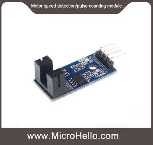 Motor speed detection/pulse counting module