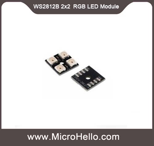 WS2812B 2x2 RGB LED Module