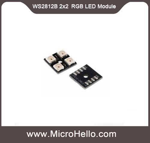 WS2812B 2x2 RGB LED Module