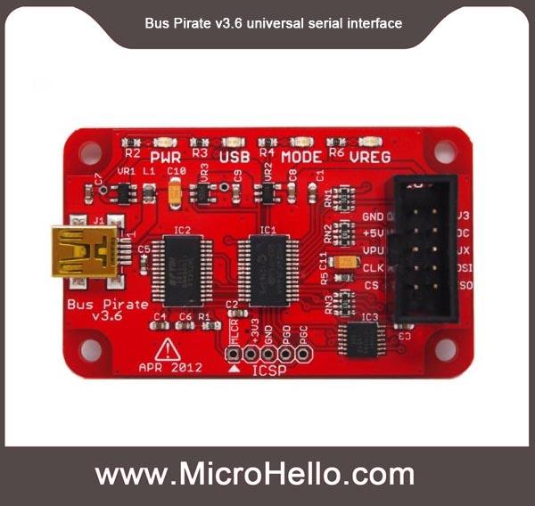 Bus Pirate v3.6 universal serial interface