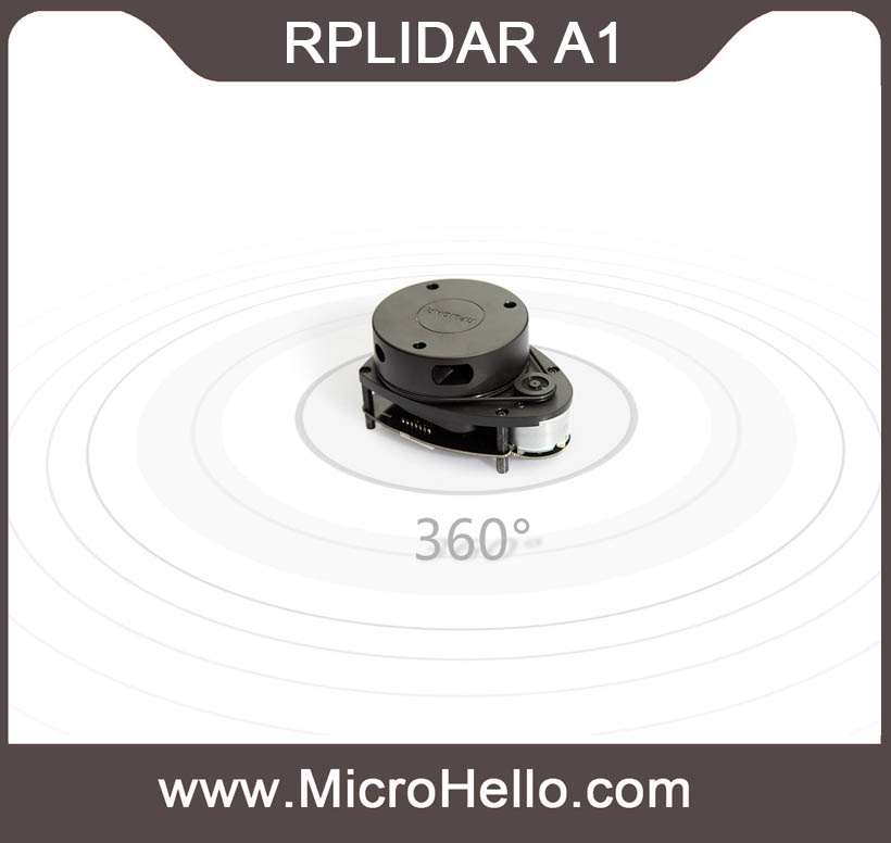 RPLIDAR A1 M8-R6 - 360 Degree Laser Scanner Development Kit
