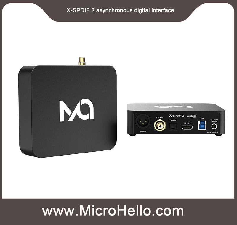 Matrix X-SPDIF 2 USB Audio Class 2.0 asynchronous digital interface