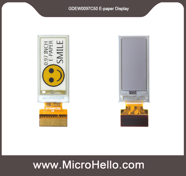 GDEW0097C50,0.97 inch Mini E-paper Display Electronic E-Paper Display ...