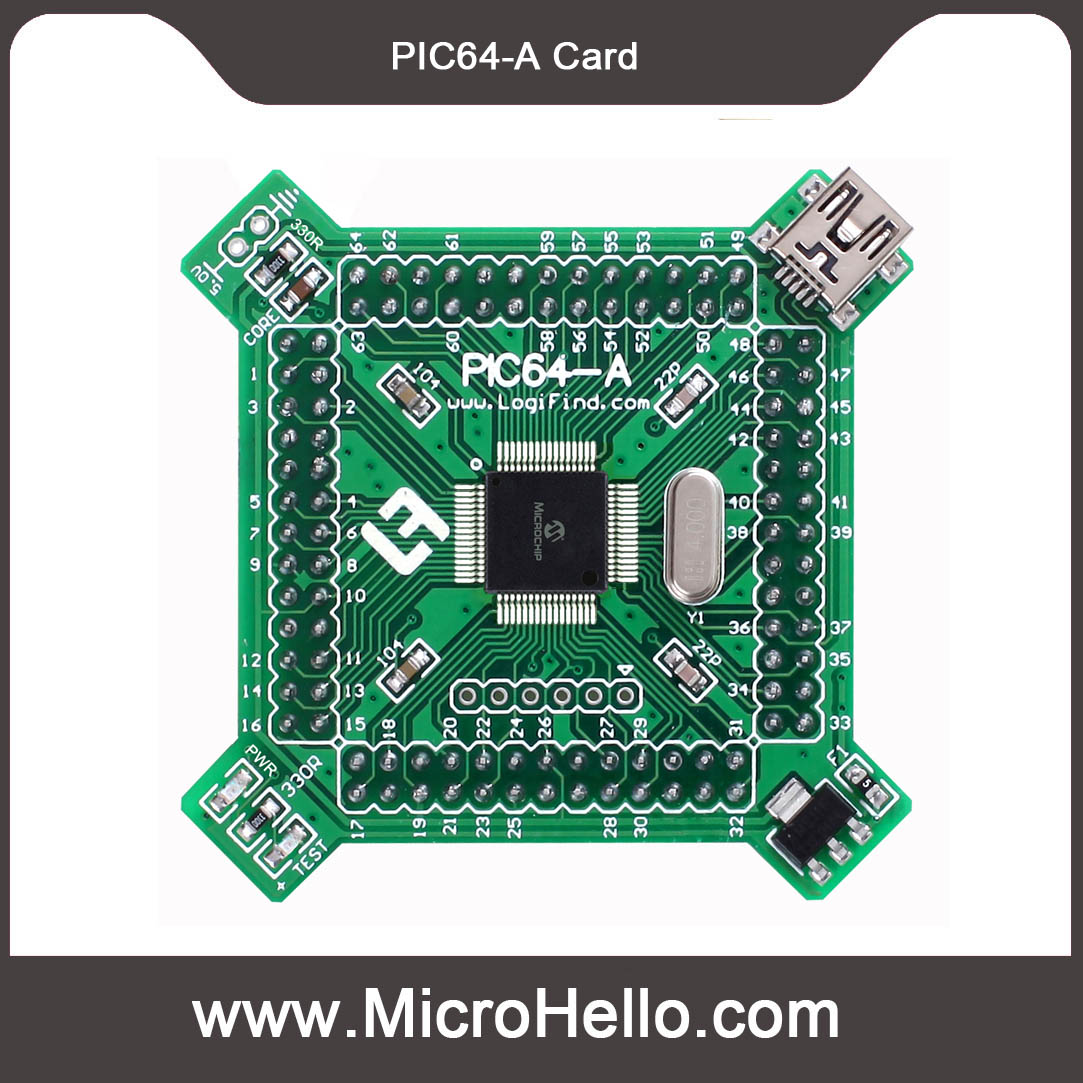 MCU Card for easyPIC Pro PIC Development Board (PIC64-A) dsPIC PIC24 PIC32