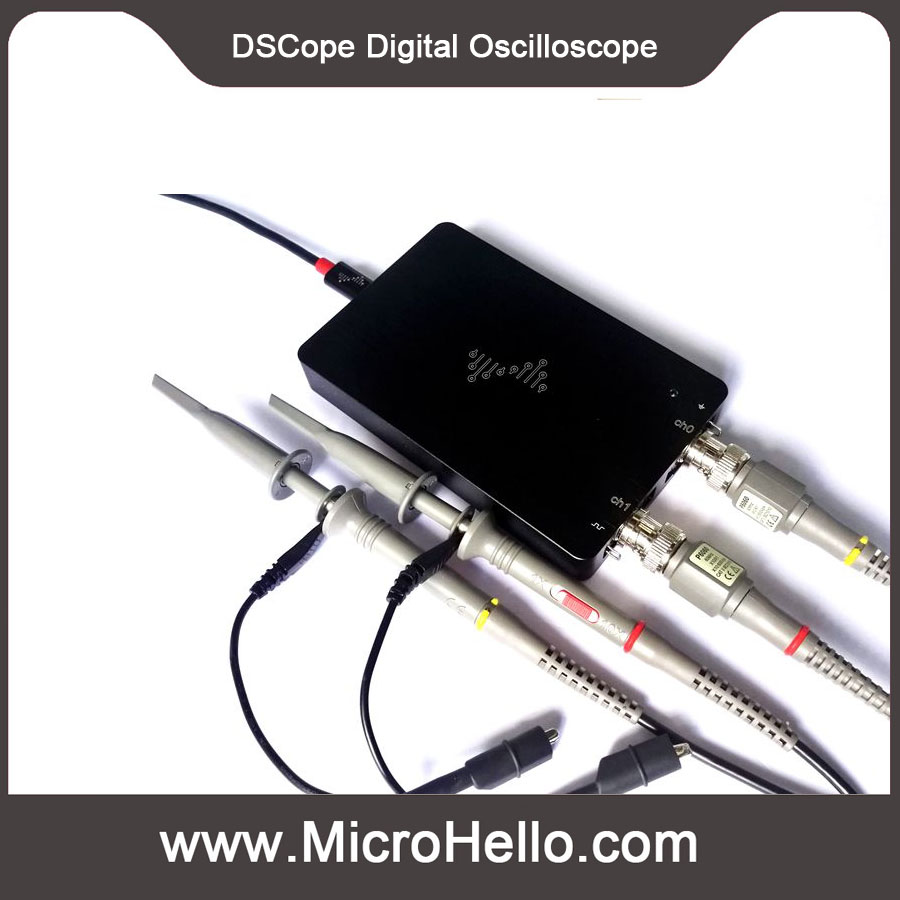 DSCope Oscilloscope,Analog Bandwidth:50M,Samplerate:200M,Sample Depth ...