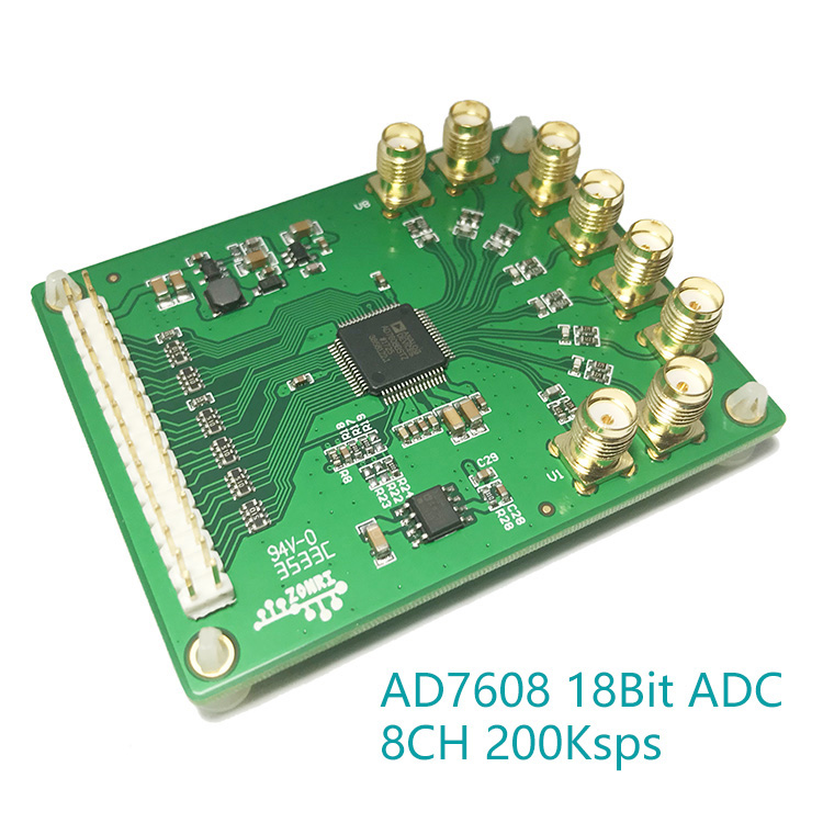 AD7608 Data Acquisition Module 8-Channel 18 Bit ADC Module External Reference 18 Bit 200kbps