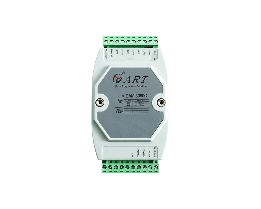 DAM-3060C 4-channel analog output module Current 0～20mA/4～20mA output ...