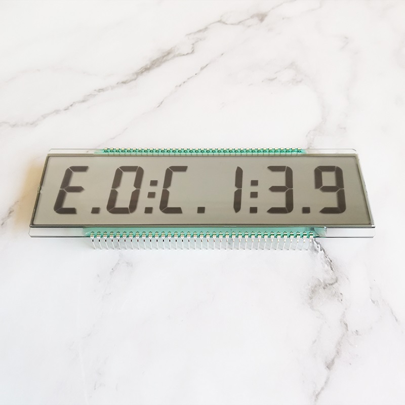 EDC139 ultra wide temperature range code LCD screen, 6-digit segment ...