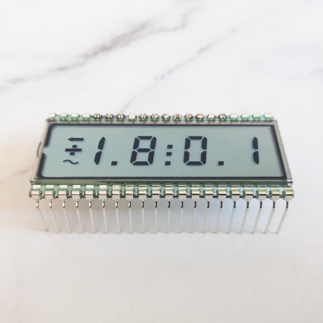 EDS801 segment LCD digital display instrument LCD screen 3-digit segment code LCD display screen
