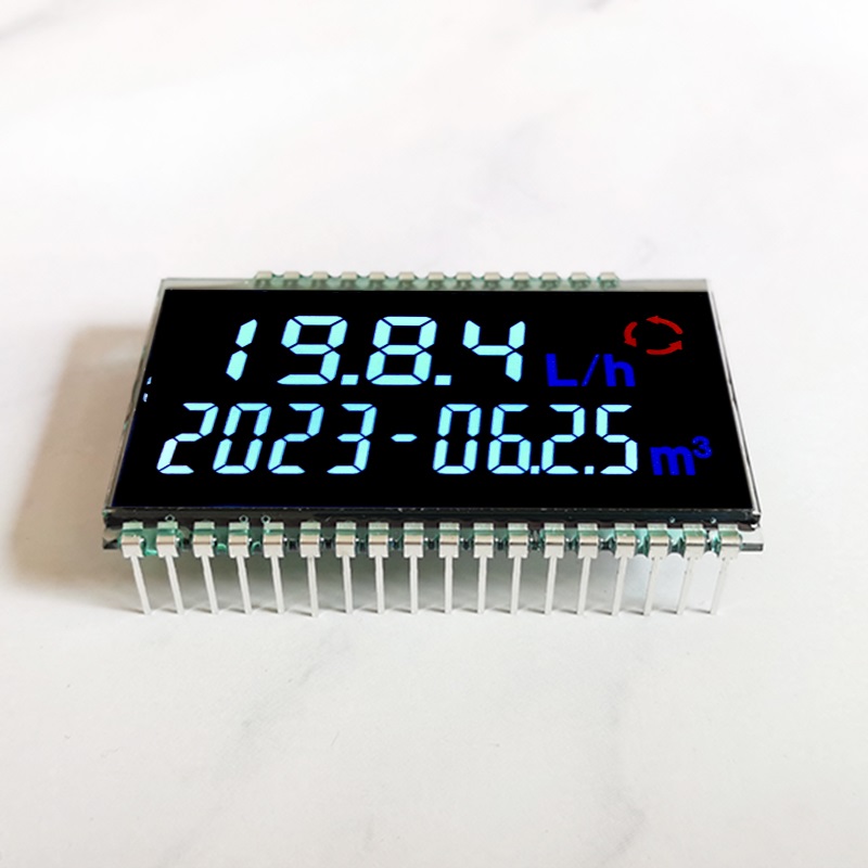 QYV32262 dual row 8-shaped VA full view negative display LCD black ...