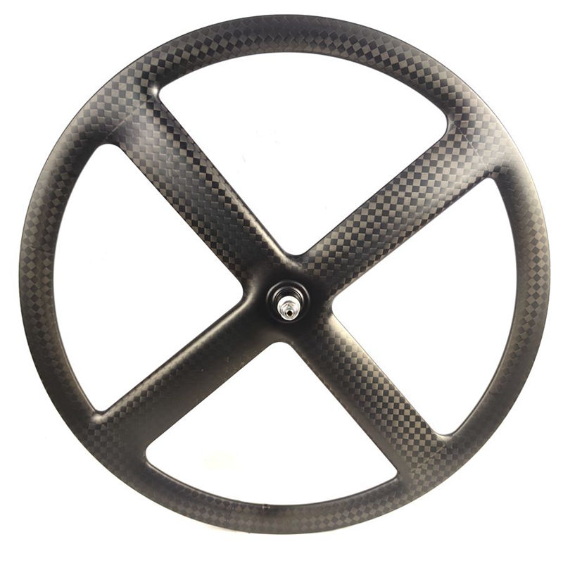 [BKZ4S] 4 Spoke Carbon Wheel 23MM Width Track Wheelset 700C BIKEDOC