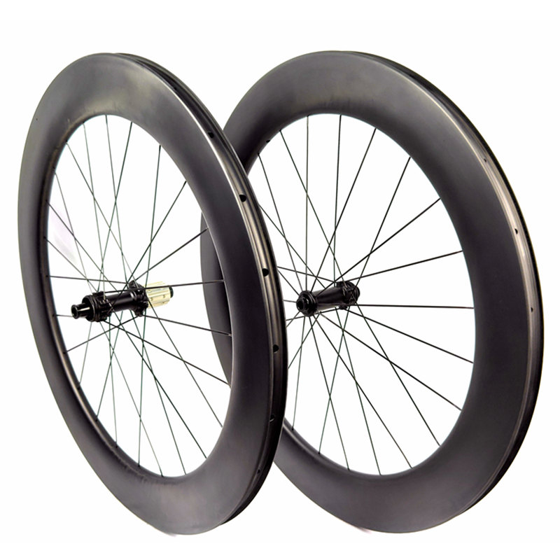 240g Hub 75MM Road Carbon Wheelset Disc Brake 700C Bicycle Racing ...