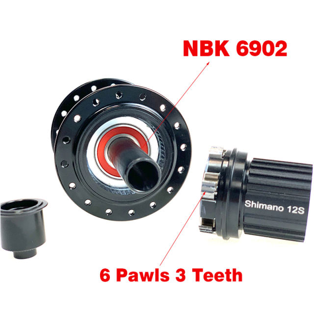 ARC MT-013FA Micro Spline 32 holes Downhill Bike / MTB Boost Hub Front ...