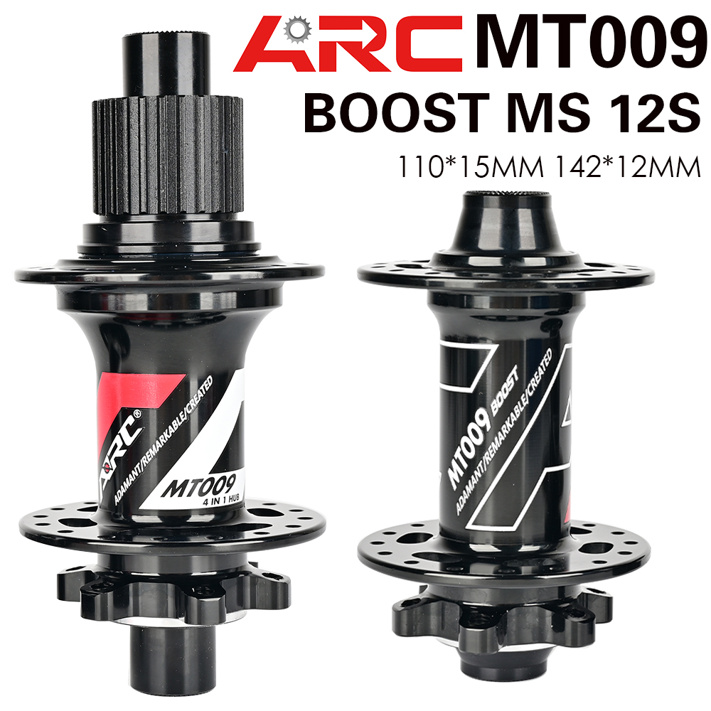 ARC MT009 BOOST Thru Bicycle Hubs MTB BIKE HUB Thru Axle 6 pawls 3 ...
