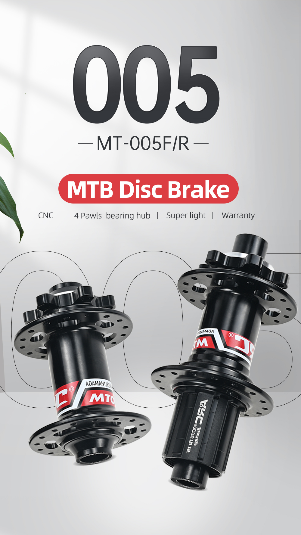 ARC MTB Hub MT-005 F/R Rainbow Bicycle hubs Mountain Bike Hub Sealed ...