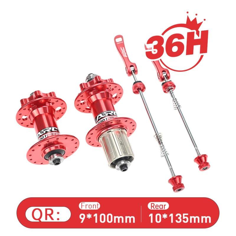MT-001FA/RA 32 / 36 Holes Aluminum Alloy MTB Hub Red Cheap ARC Hubs ...