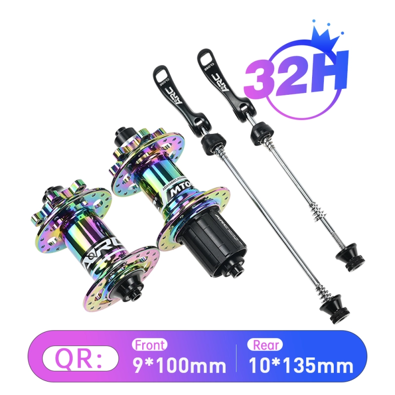 ARC MTB Hub MT-005 F/R Rainbow Bicycle hubs Mountain Bike Hub Sealed ...