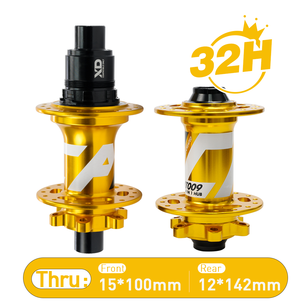 ARC MT009F/R NEWEST 32 Holes Multicolor MTB Hub 6 Pawls 3 Teeth 114 ...