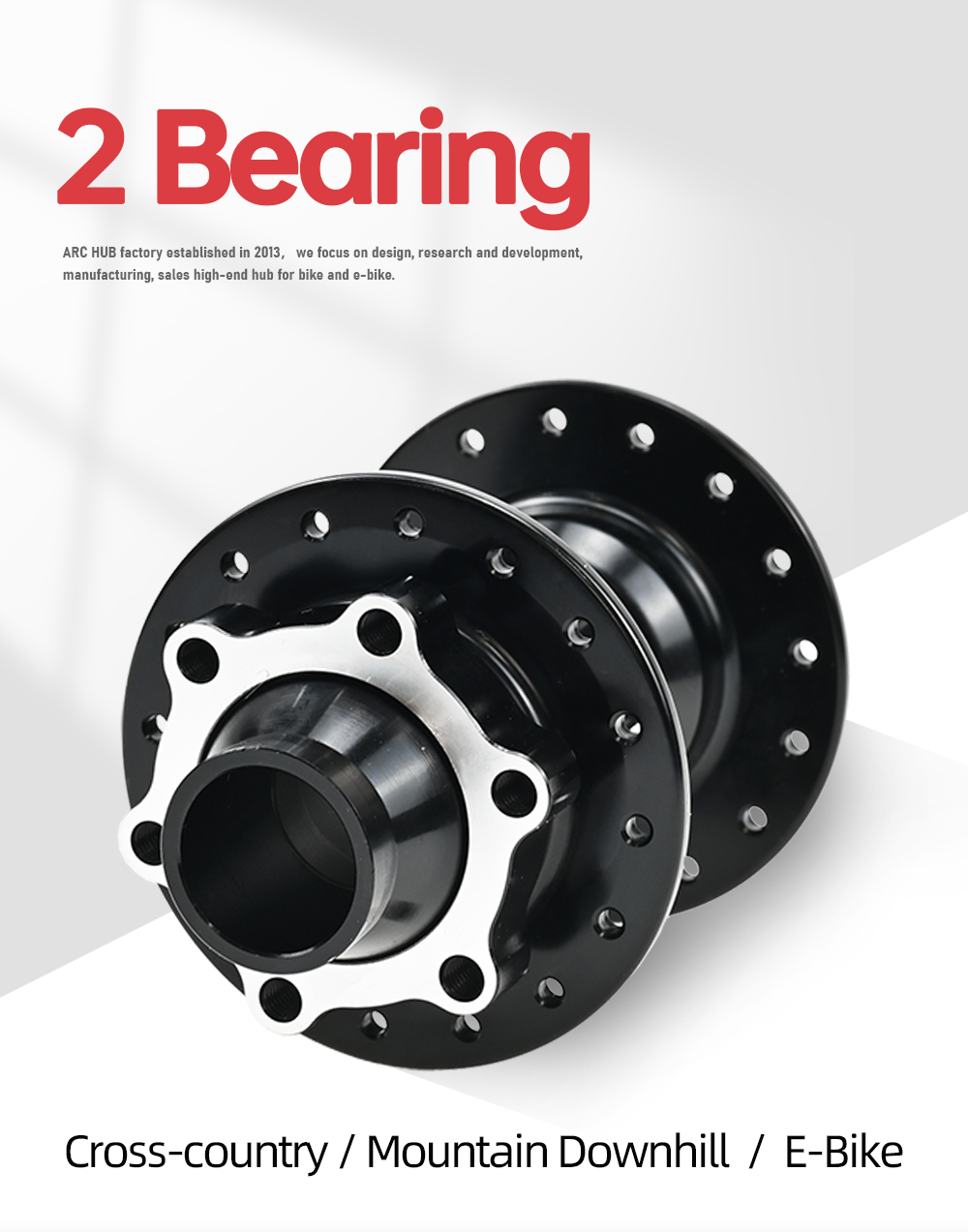 ARC MT-013FA Micro Spline 32H Downhill Bike / MTB Boost Hub Front ...