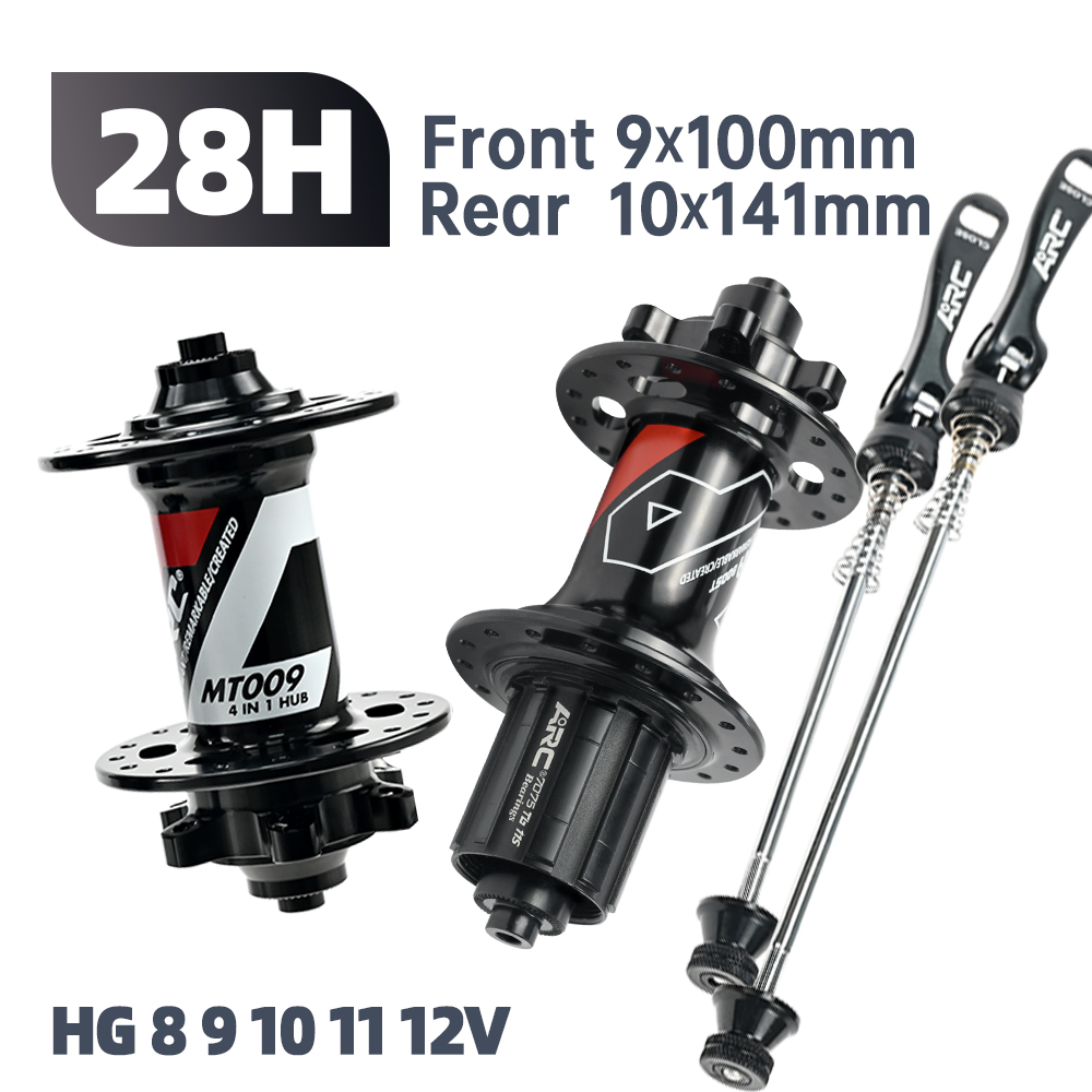 ARC MT009 BOOST Thru Bicycle Hubs MTB BIKE HUB Thru Axle 6 pawls 3 ...