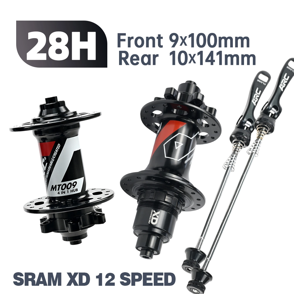 ARC MT009 BOOST Thru Bicycle Hubs MTB BIKE HUB Thru Axle 6 pawls 3 ...