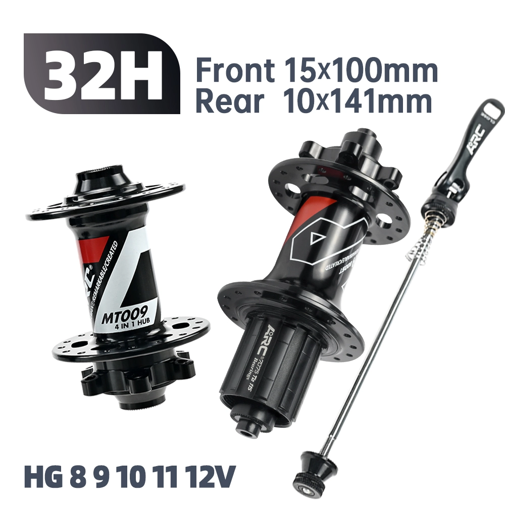 ARC MT009 BOOST Thru Bicycle Hubs MTB BIKE HUB Thru Axle 6 pawls 3 ...