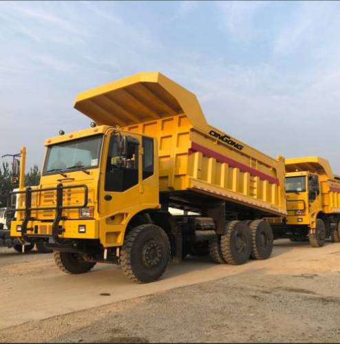 80T LOAD MINING DUMP TRUCK, QINGONG 6X4 Mining Dump Truck / Tipper,80T ...