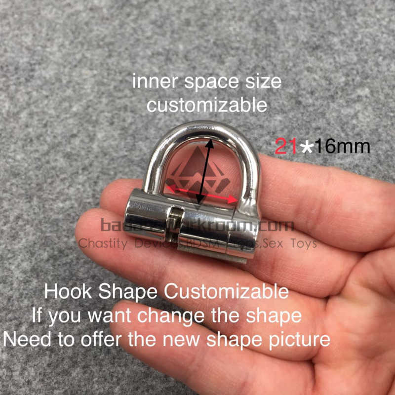 Custom Prince Albert D Ring PA Lock,Custom Piercing Jewelry