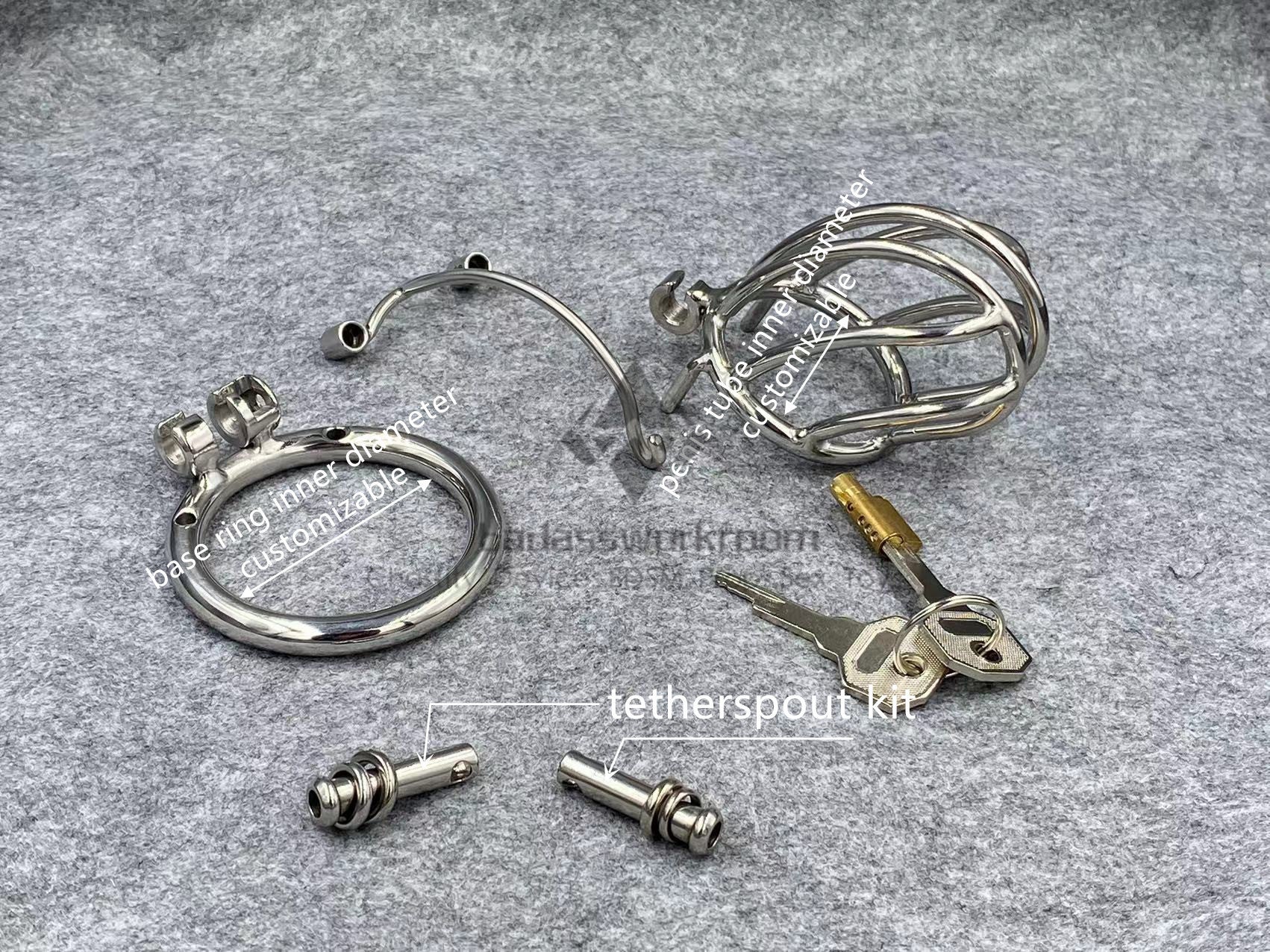 BA-28T,Custom Chastity Cage