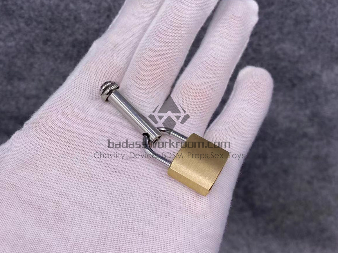 Titanium TetherSpout For Non-Piercing Chastity,Custom Chastity Cage