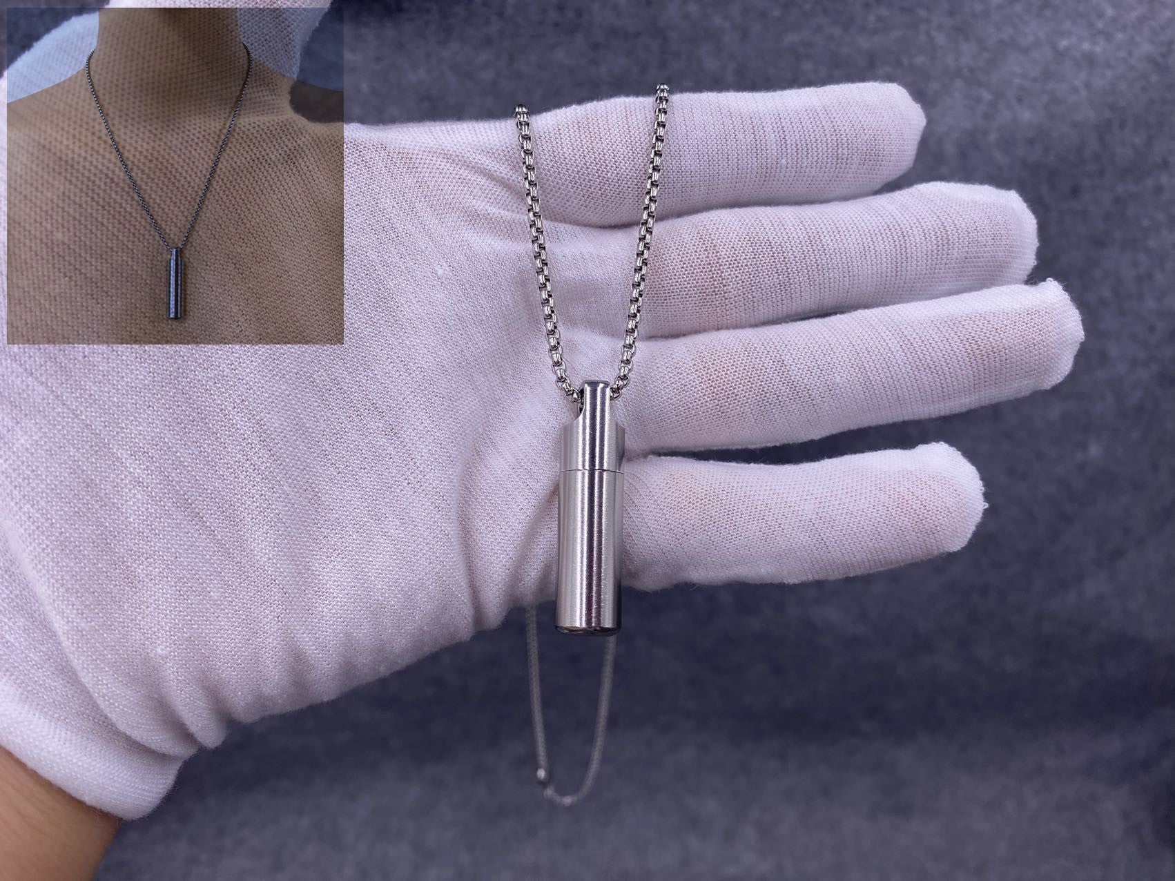 Secret Pendant Key Necklace,