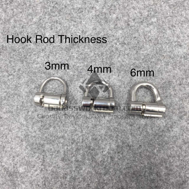 Custom Prince Albert D Ring PA Lock,Custom Piercing Jewelry