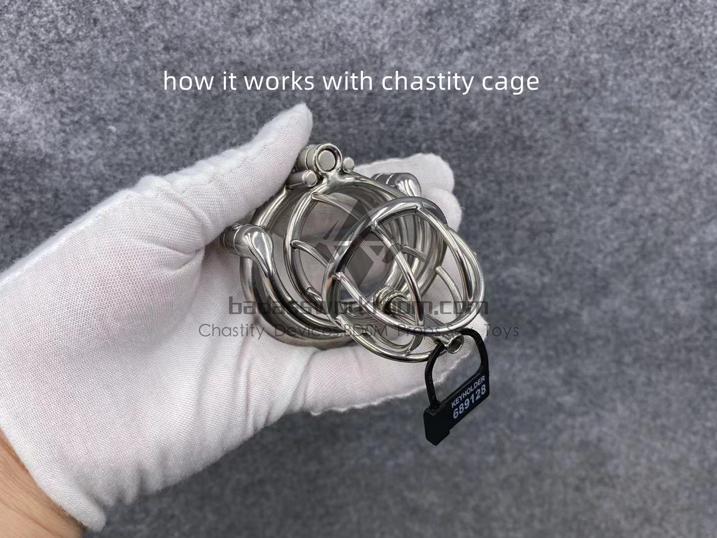 Titanium TetherSpout For Non-Piercing Chastity,Custom Chastity Cage