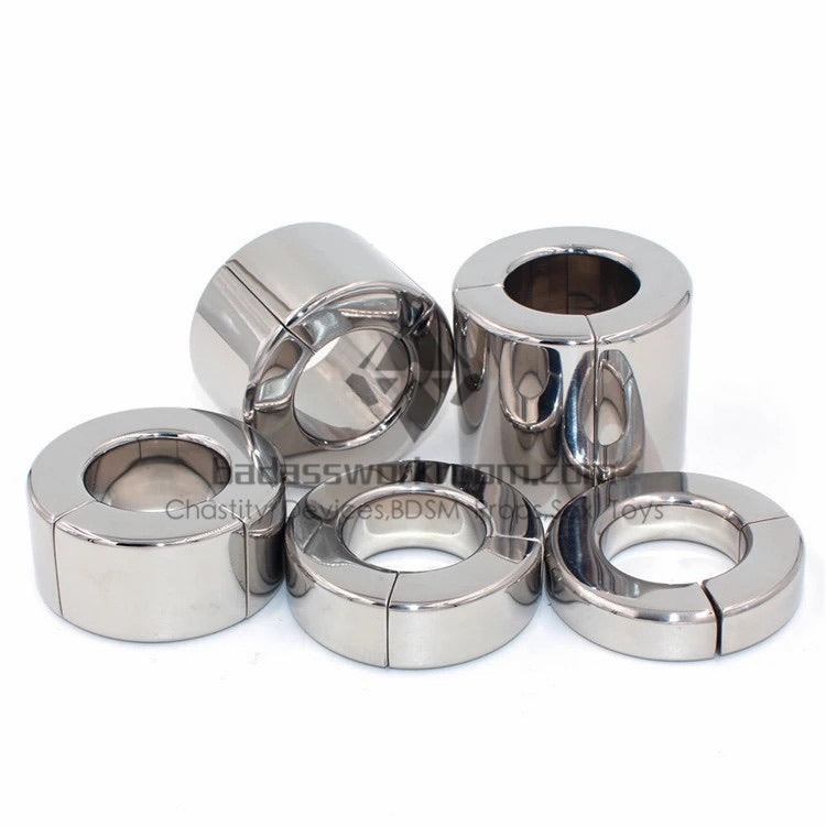 Magnetic Closed Scrotum Ring Ball Stretcher,Custom Cock Ring